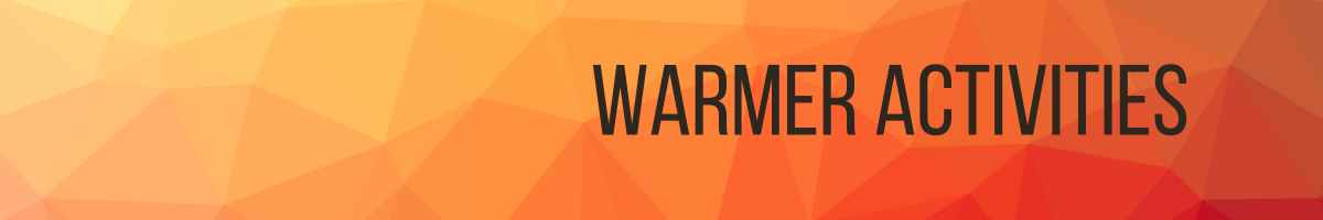 Warmer Activities – Douglas College TESL 1105